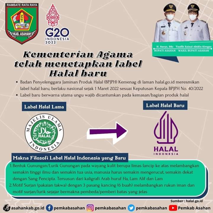 Kementerian Agama Tetapkan Lebel Halal Baru