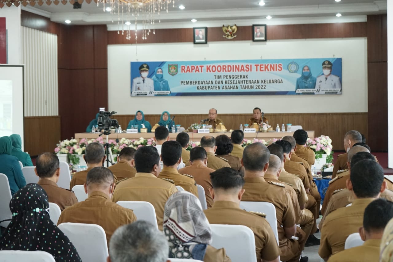 Sekda Buka Rapat Koordinasi Teknis PKK Kabupaten Asahan