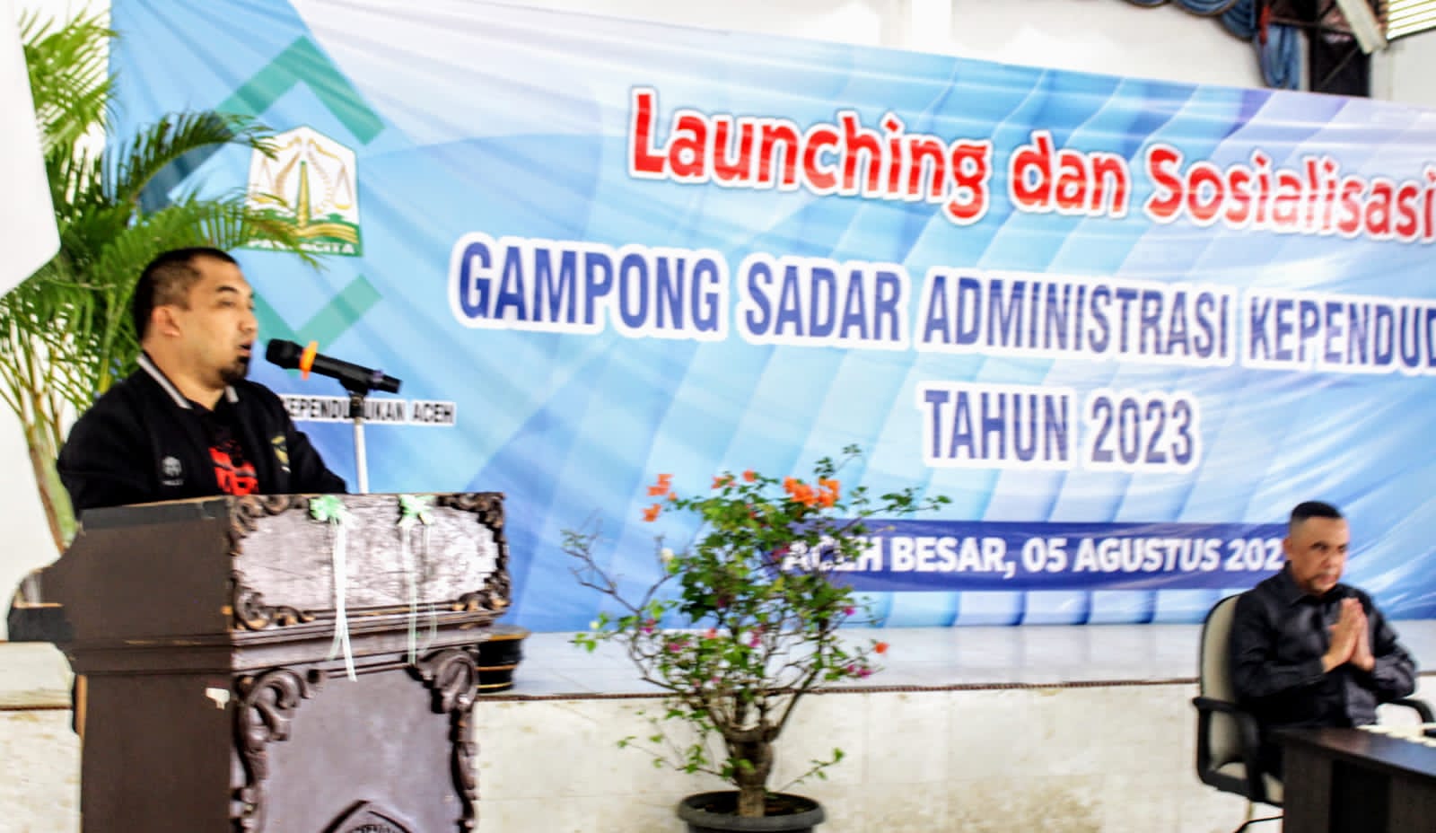 Pj Bupati Aceh Besar Launching dan Sosialisasi GAMSA di Gampong Neuhen