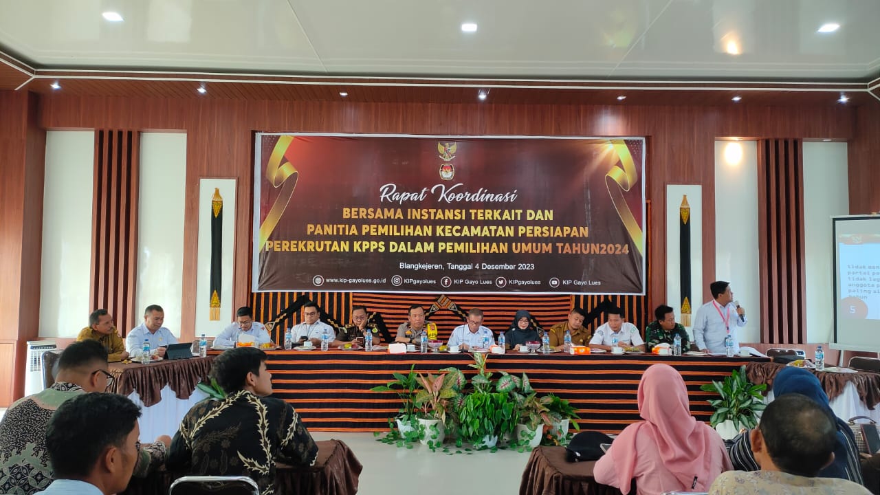 Bakal Rekrut 2142 KPPS, KIP Gayo Lues Gelar Rakor