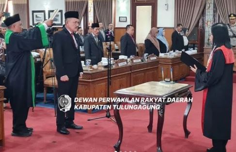 Marsono Resmi Jabat Ketua DPRD Tulungagung