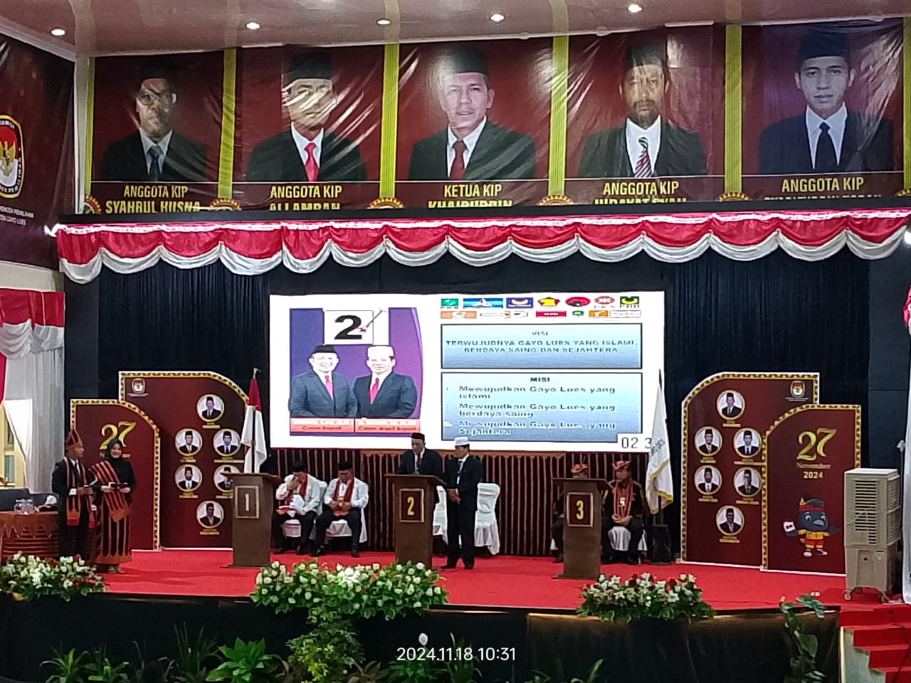 Debat Publik Pilkada Gayo Lues, Ini Yang Disampaikan Paslon berSAMA