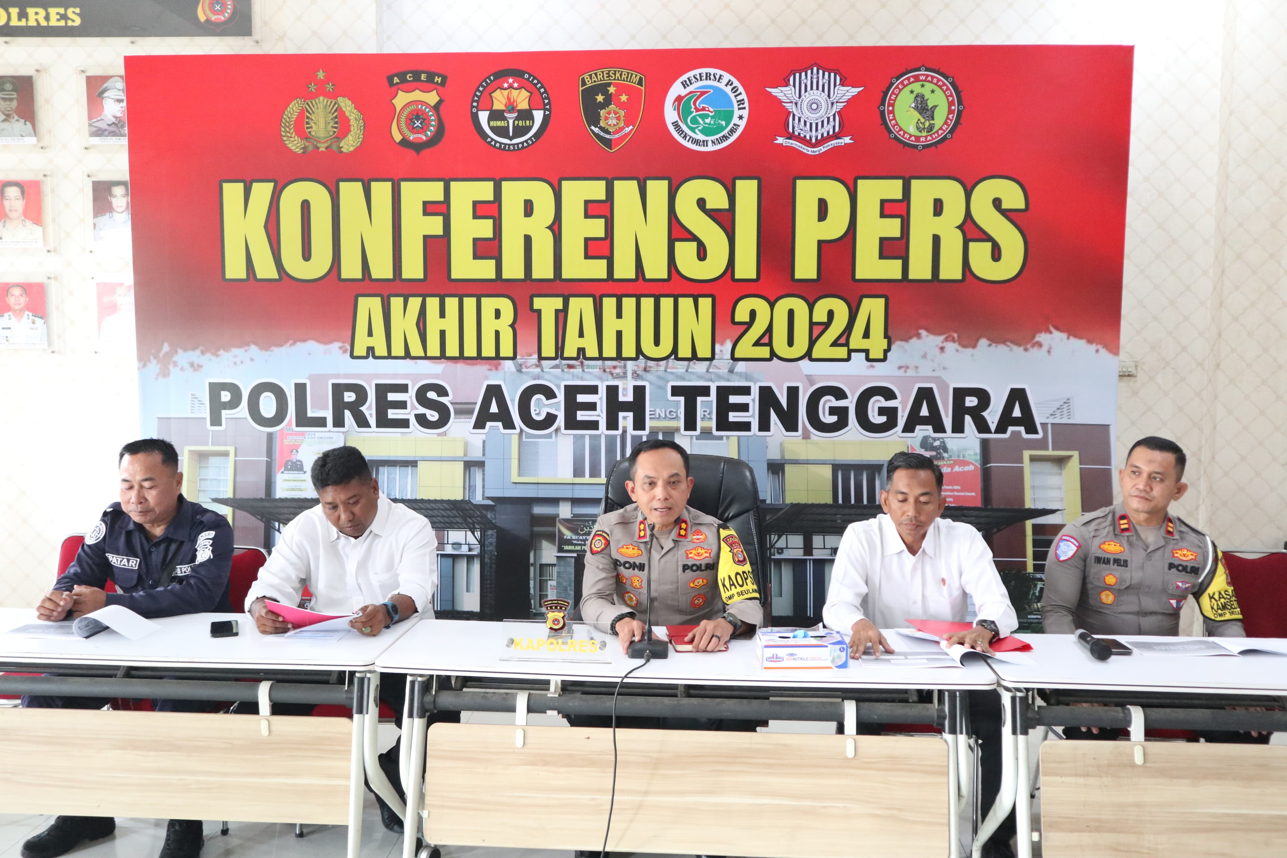 Polres Agara Ungkap Penanganan Kasus Sepanjang Tahun 2024, Kriminalitas dan Narkoba Masih ...