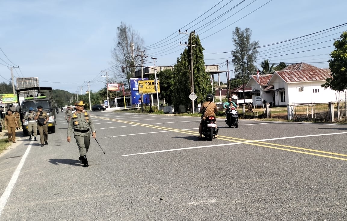 Dirazia Satpol PP, ASN di Aceh Jaya Lari Kocar-kacir