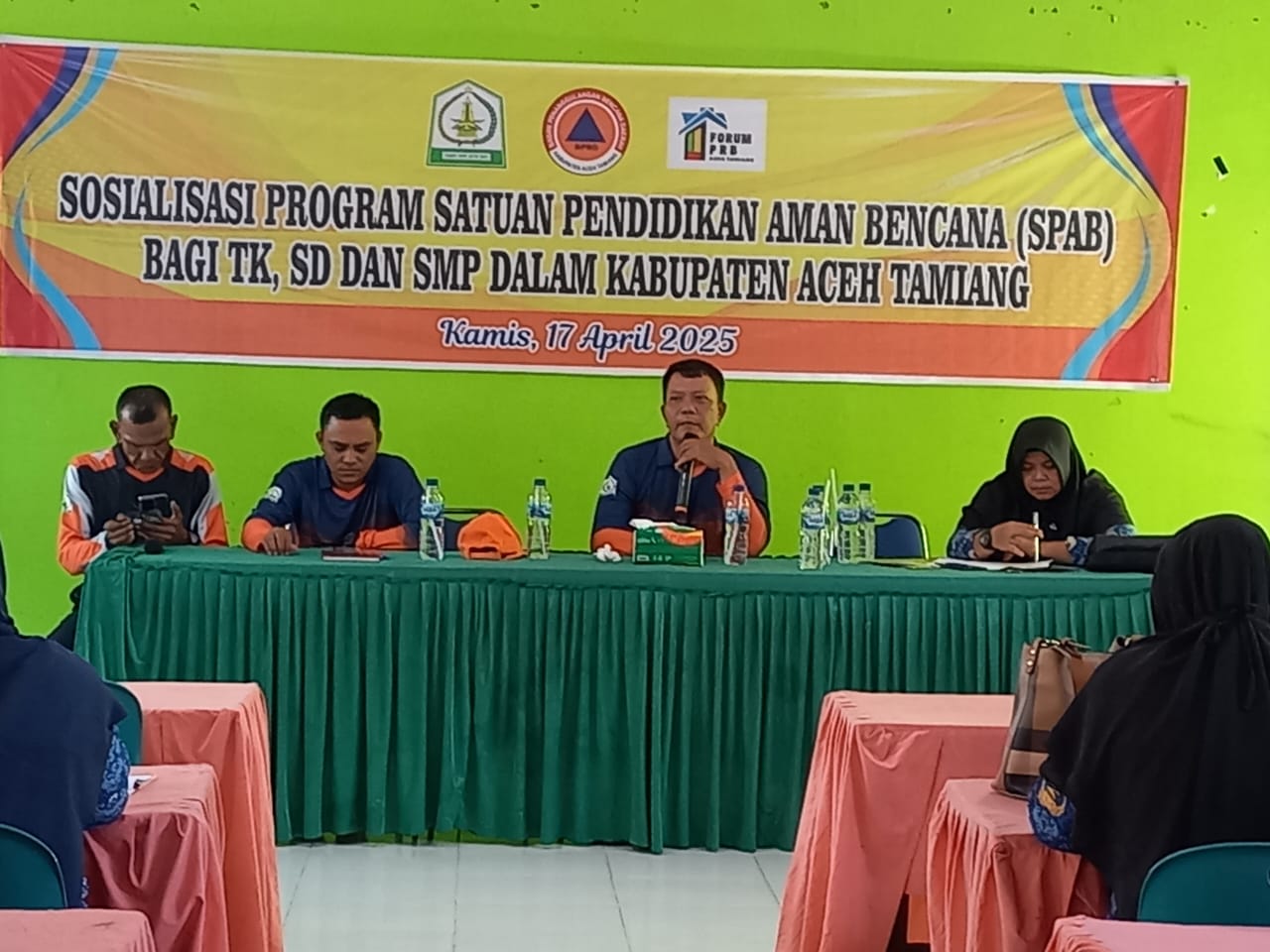 Puluhan Kasek di Aceh Tamiang Ikut Sosialisasi Program SPAB