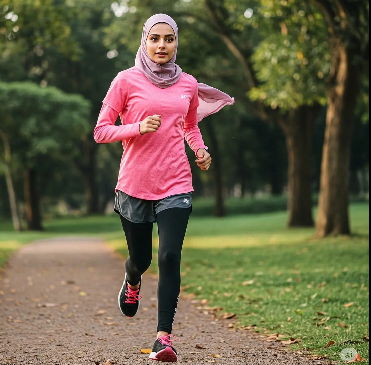 12 Rekomendasi Outfit Lari Hijab Nyaman untuk Hijabers Aktif